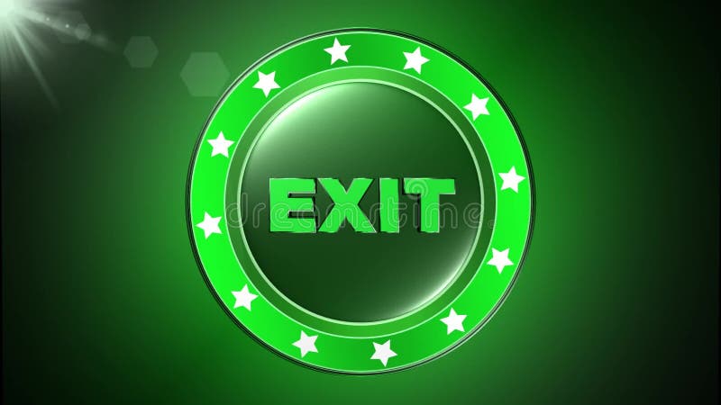 Push Button Switch Color Icon Animation Stock Video - Video of power ...