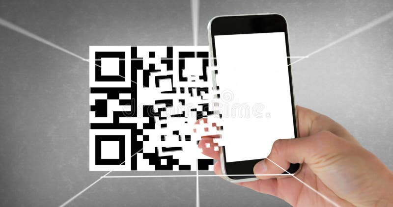 Animation of Qr Code and Qr Code Scanning on Smartphone Stock Footage ... Animation of Qr Code and Qr Code Scanning on Smartphone Stock Footage ...