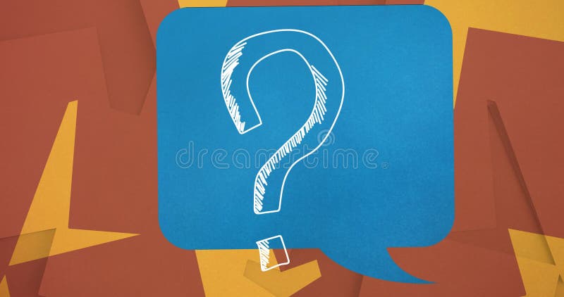 Animation of Question Mark in Comic Speech Bubble Stock Video - Video ...