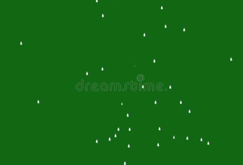 Rain Falling on City Sidewalk Creating Puddles As Pedestrians are ...