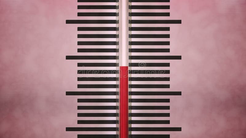 Increasing Temperature with Steam and Scale Going Up. Stock Video ...