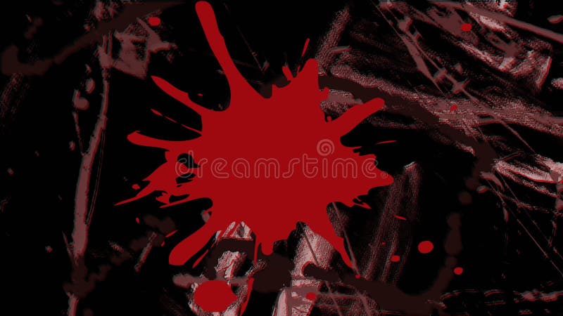 Animation of Red Splash and Moving and Changing Red Texture and Copy ...