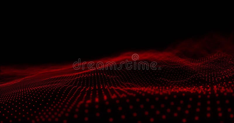 Animation of Red Spots on Black Background Stock Video - Video of ...