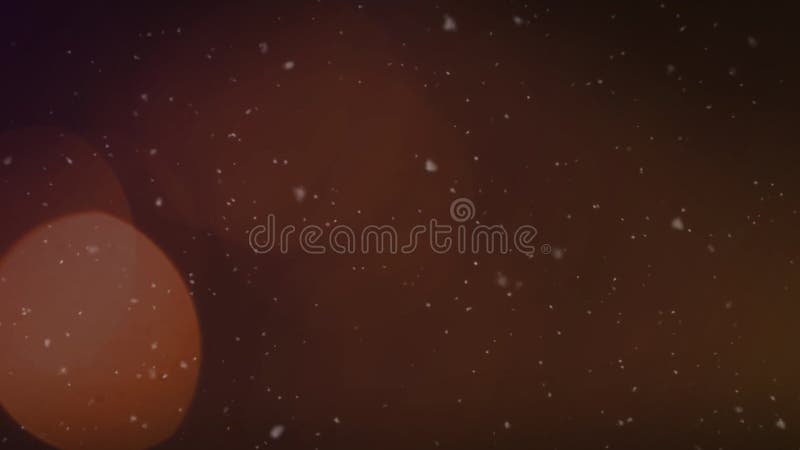 Animation of Red Spots of Lights and Falling White Spots on Black ...