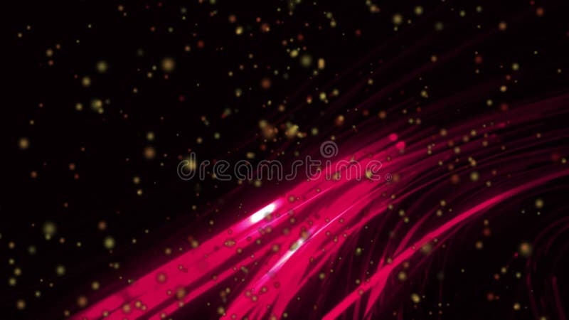 Animation of Red Spots Over Neon Red Trails Stock Video - Video of ...