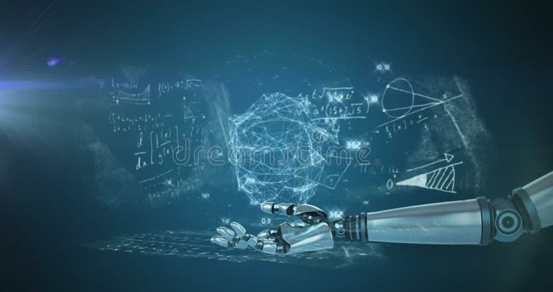 Animation of Robotic Arm with Shapes and Data Processing Over ...