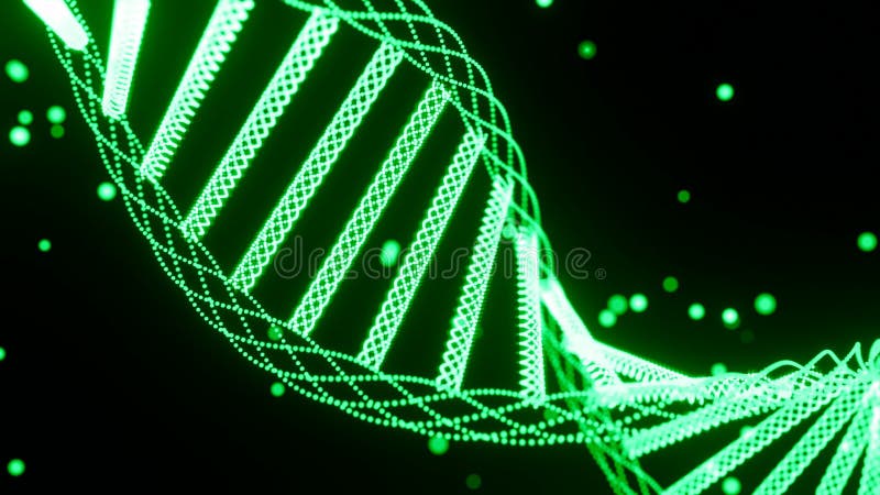 Animation of Rotating DNA Strands. Design Stock Footage - Video of ...