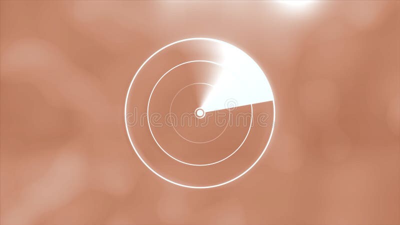 Animation of Rotating Radar Line. Motion. Simple Navigation Radar on ...
