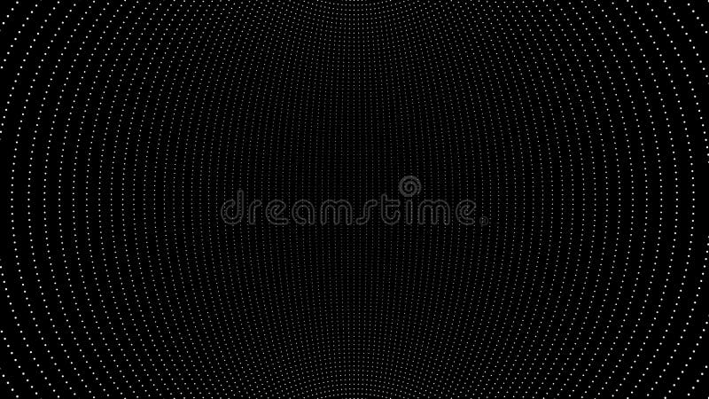 Animation of the Rotation of a Sphere Consisting of Particles. Inside ...