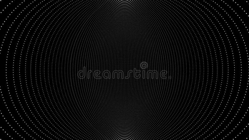 Animation of the Rotation of a Sphere Consisting of Particles. Inside ...