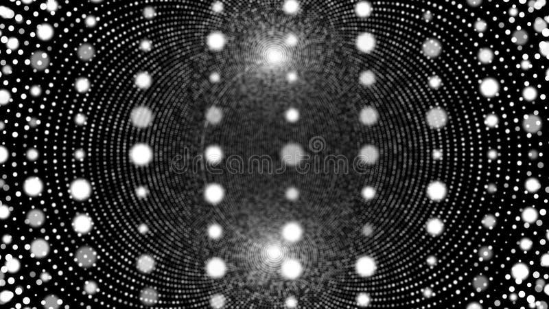 Animation of the Rotation of a Sphere Consisting of Particles Stock ...