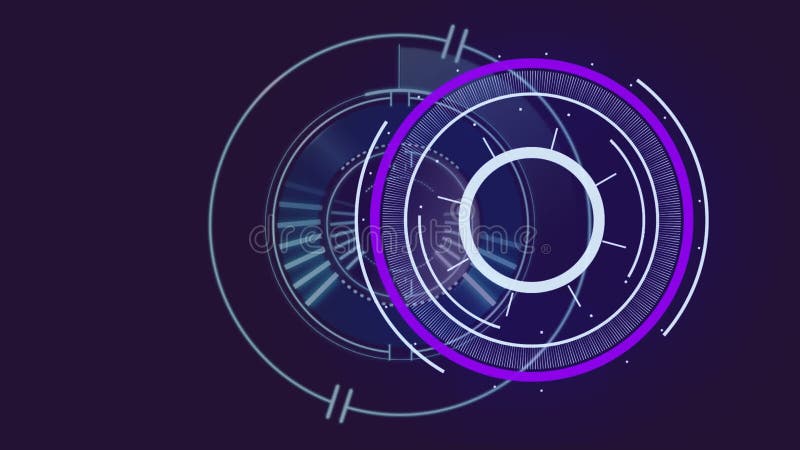 Animation of Scan Scoping Over Dark Background Stock Footage - Video of global, data: 256050640
