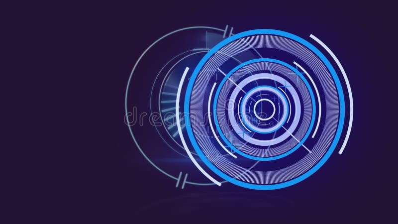 Animation of Scan Scoping Over Dark Background Stock Footage - Video of global, data: 256050656