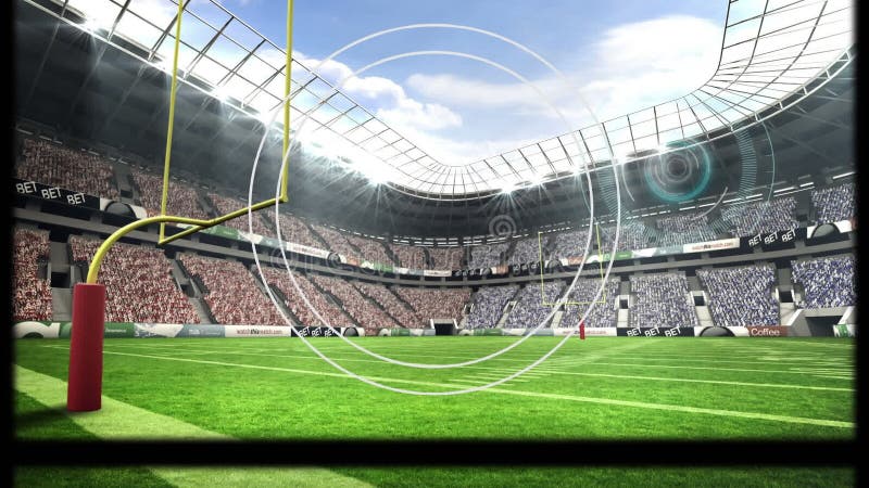 Animation of Scanner Processing and Glitching Frame Over American ...