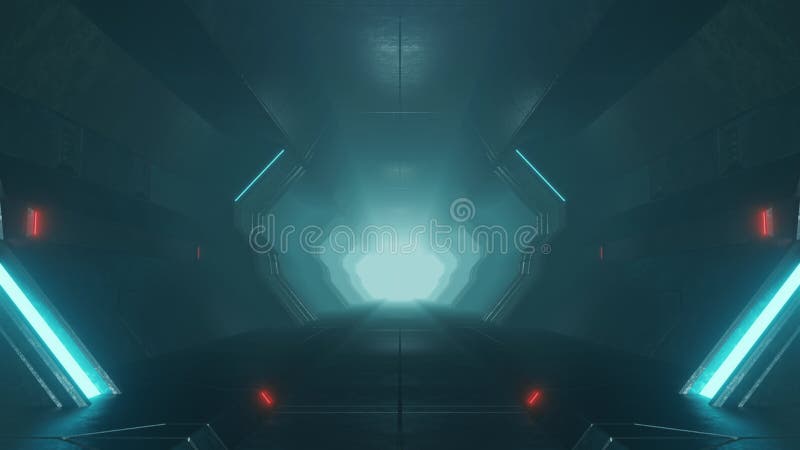 Animation of an Interior of an UFO with Aliens. Loop-able 4K Stock ...