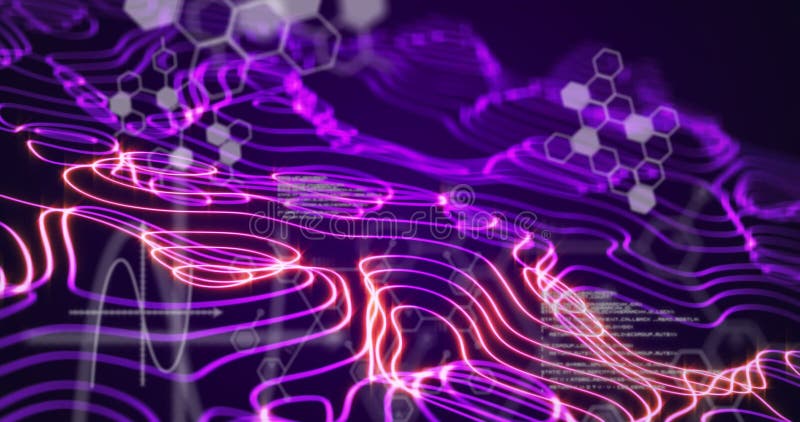 Animation of Scientific Data Processing and Network of Connections ...