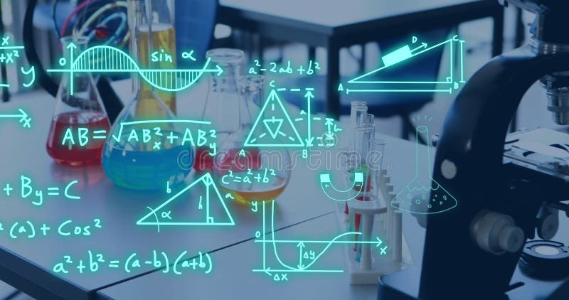 Animation of Scientific Data Processing Over Beakers and Test Tubes in ...