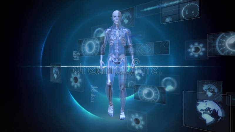 Animation of Scientific Data Processing Over Screens and Human Body ...