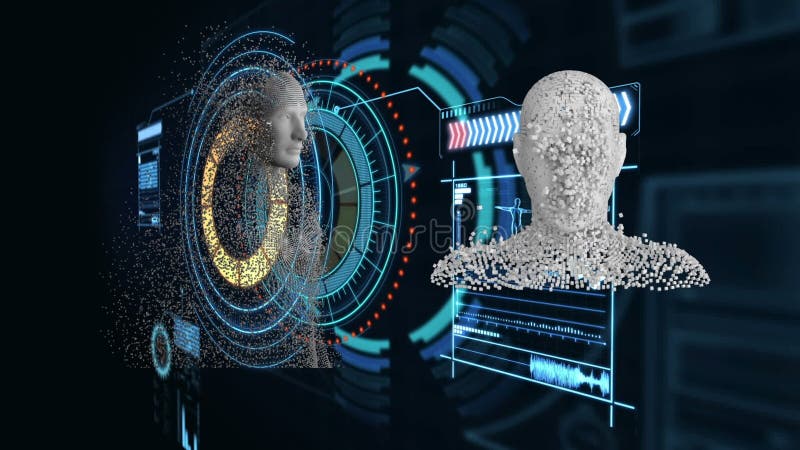 Animation of Scope and Data Processing with Human Bodies Formed with ...