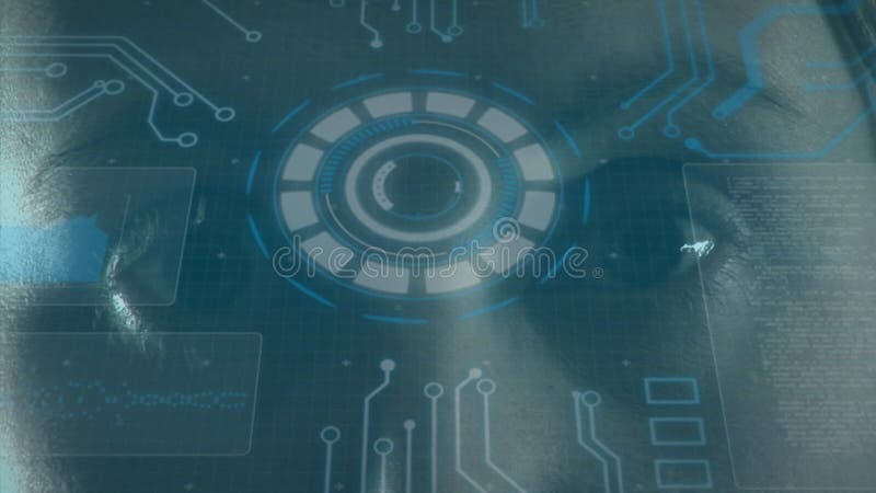 Animation of Scope Scanning and Computer Processor Over Stock Video ...