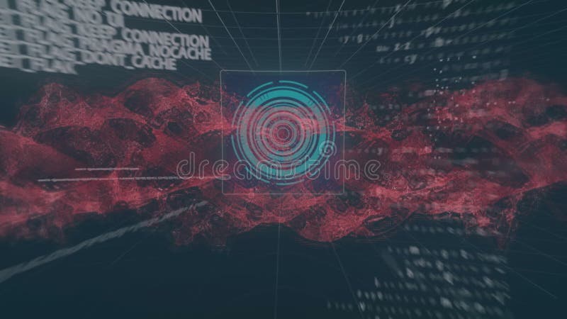 Animation Of Scope Scanning Connections And Data Processing Stock Video Video Of Abstract