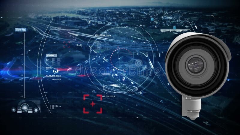 Animation of Scope Scanning and Data Processing with Cctv Camera Over ...