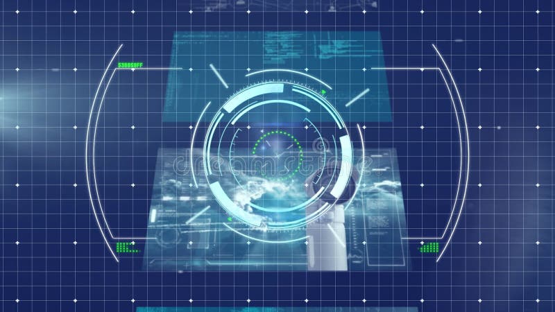 Animation of Scope Scanning with Data Processing on Digital Screen ...