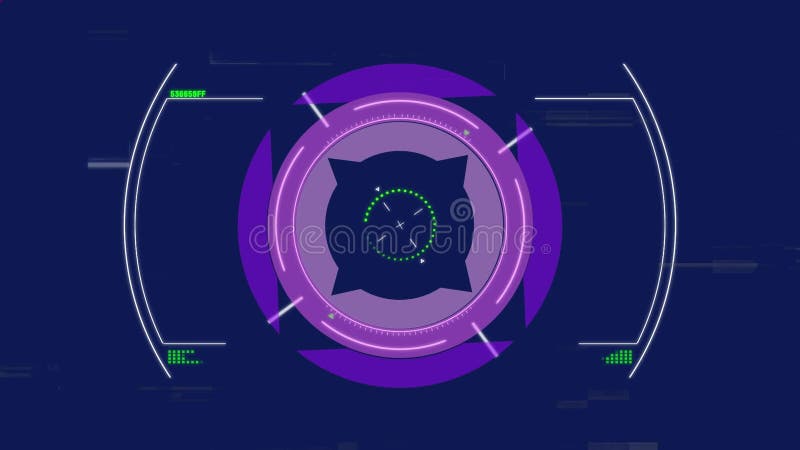 Animation Of Scope Scanning With Data Processing And Network Of