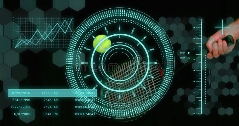 Animation of Scope Scanning and Data Processing Over Caucasian Male ...