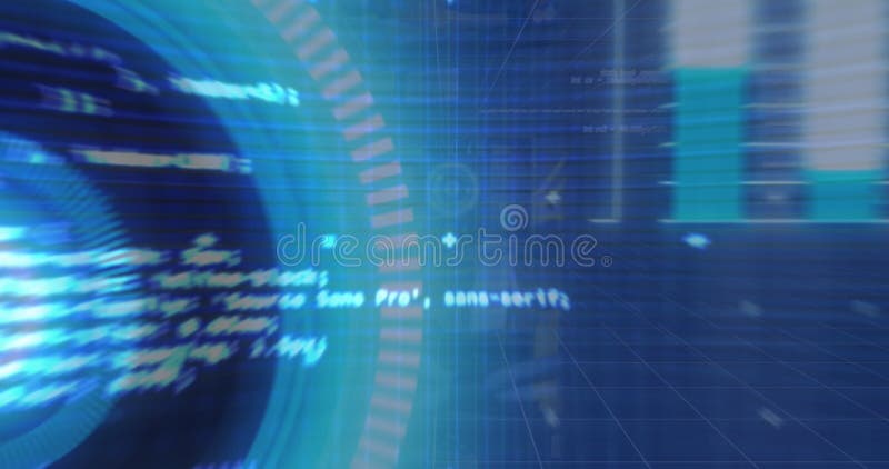 Animation of Scope Scanning and Data Processing Over Caucasian Woman in ... Animation of Scope Scanning and Data Processing Over Caucasian Woman in ...