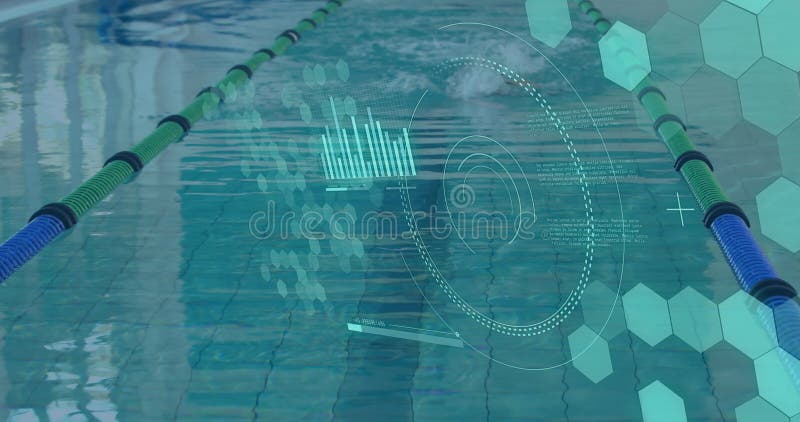 Animation of Scope Scanning and Data Processing Over Caucasian Woman ... Animation of Scope Scanning and Data Processing Over Caucasian Woman ...