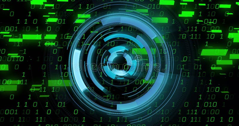 Animation Of Scope Scanning Over Binary Coding Stock Video Video Of Coding Virtual 309453165