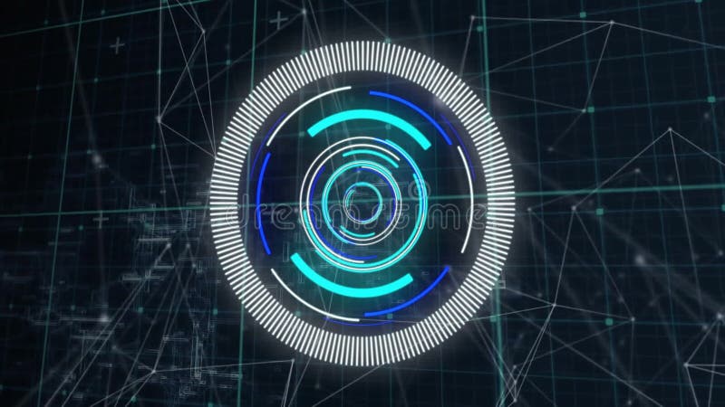 Animation of Scope Scanning Over Network of Connections Stock Footage ... Animation of Scope Scanning Over Network of Connections Stock Footage ...