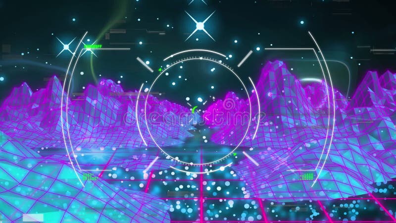 Animation of Scope Scanning Over Shining Particles and Metaverse ...