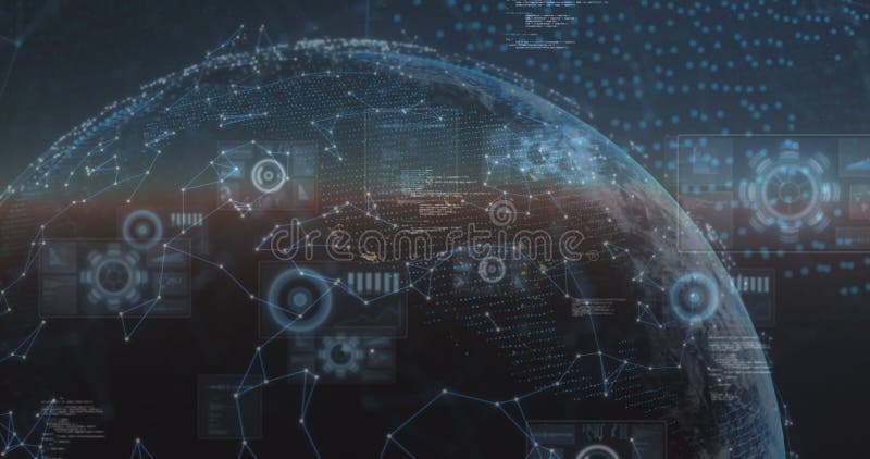 Animation of Scopes Scanning, Data Processing and Network of ...