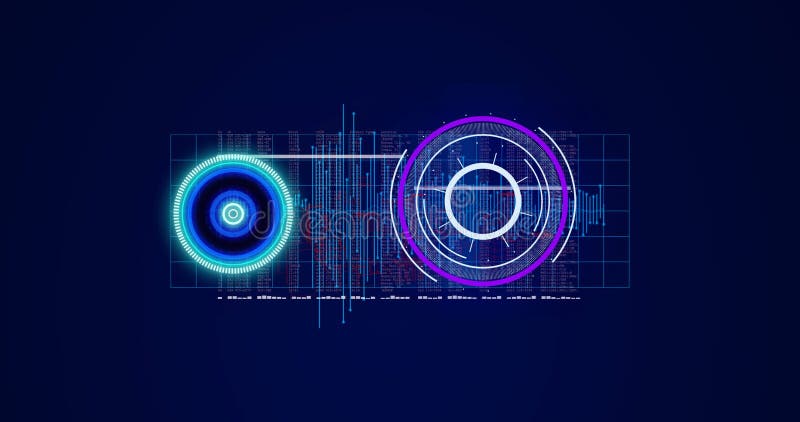 Animation of Scopes Scanning Over Diagram Stock Video - Video of ...