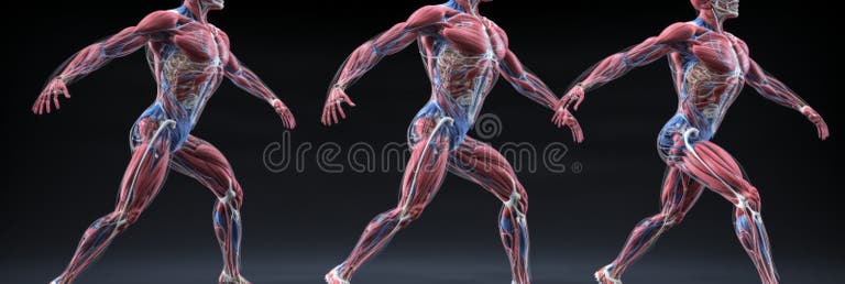 Animation Sequence of a Muscle Contraction Using Static Images for ...