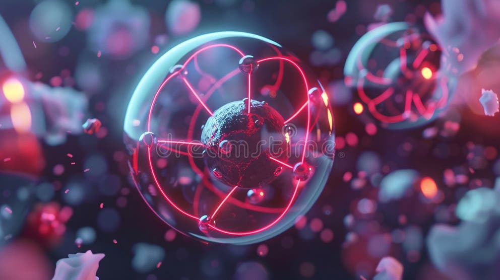 Animation Sequence Showcasing the Conversion of Beta Radiation into ...