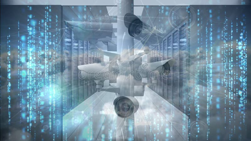 Animation of Server Room and Information with Moving Surveillance ...