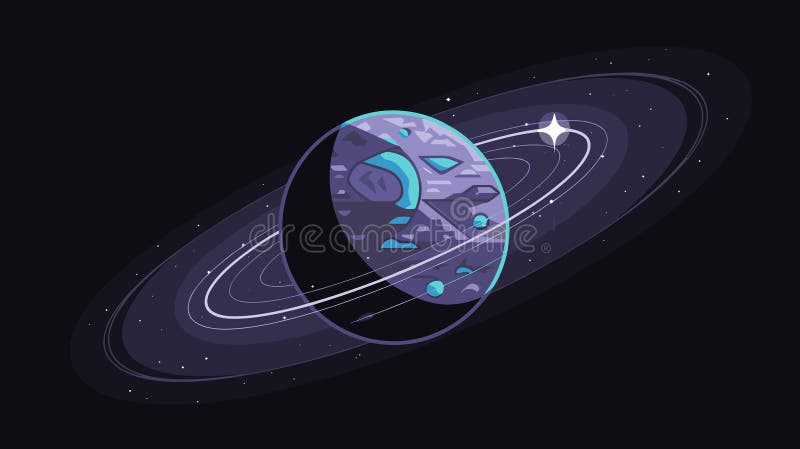Animation Set of Alien Planet Rotation. Abstract Sphere Turnaround ...