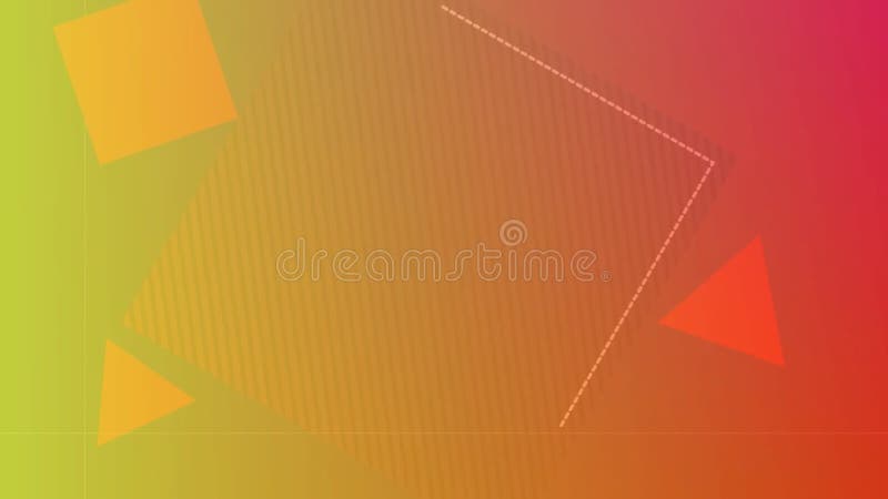Animation of Shapes Moving on Orange Background Stock Footage - Video ...
