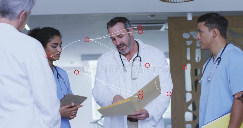 Animation of Shapes Moving Over Diverse Doctors Using Tablet and ...