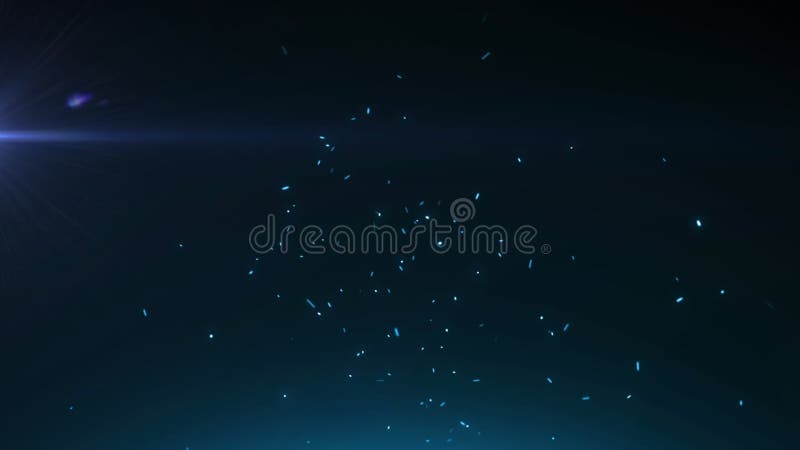 Animation of Shimmering Particles with Light Trails Moving in Seamless ...