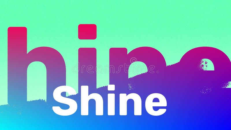 Animation of Shine Text Over Pink Shadow on Blue Background Stock Video ...