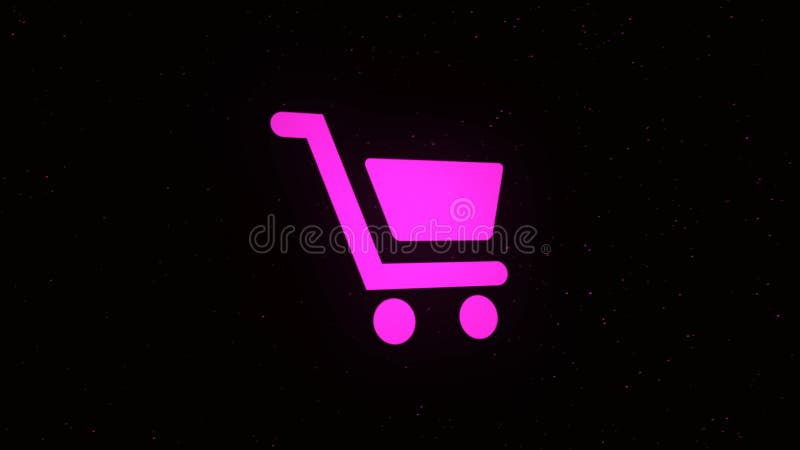 Animation Shopping Cart Icon. Animation Stock Illustration ...