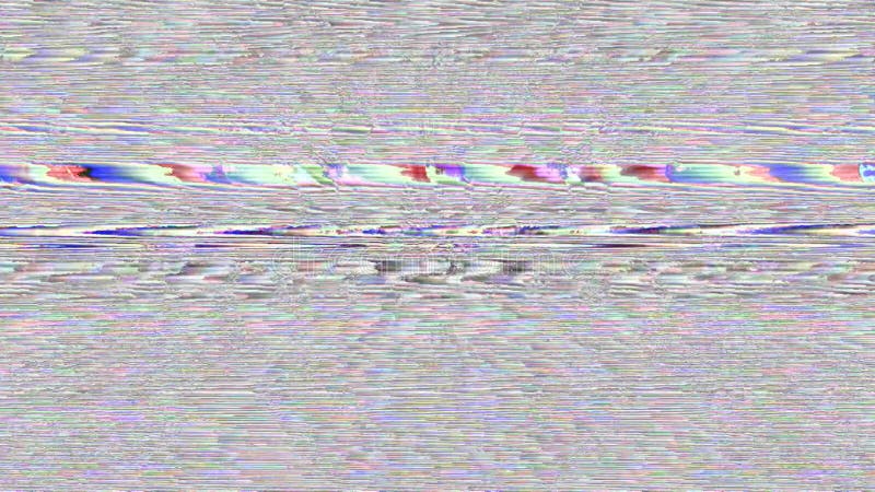 Animation Showing the Effect of a Bad Television Screen. Stock Video ...