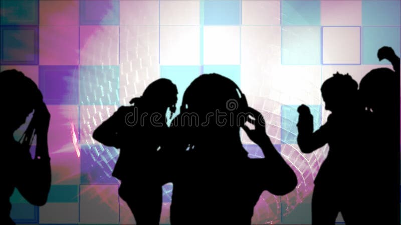 People Dancing At The Party Shadows Stock Footage - Video of male ...