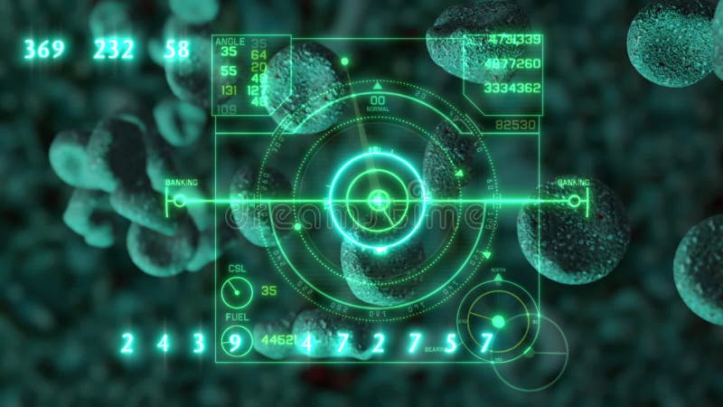 Sick Red Blood Cells Flowing Inside Human Vein Stock Footage - Video of ...