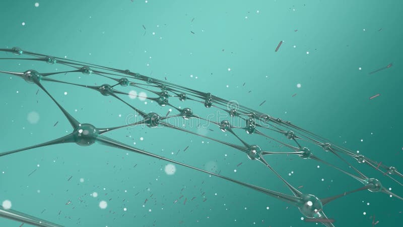 Animation of Silver Grid Over Blue Background Stock Video - Video of ...