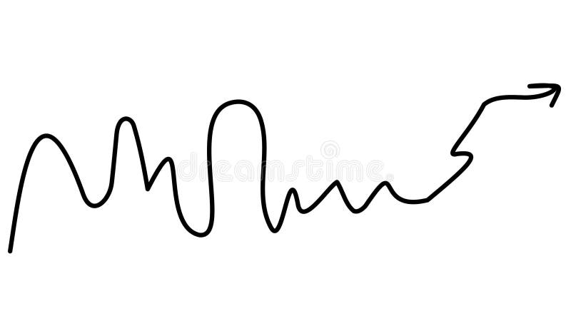 Animation of a Simple Arrow with a Trend of Increasing Values. Stock ...